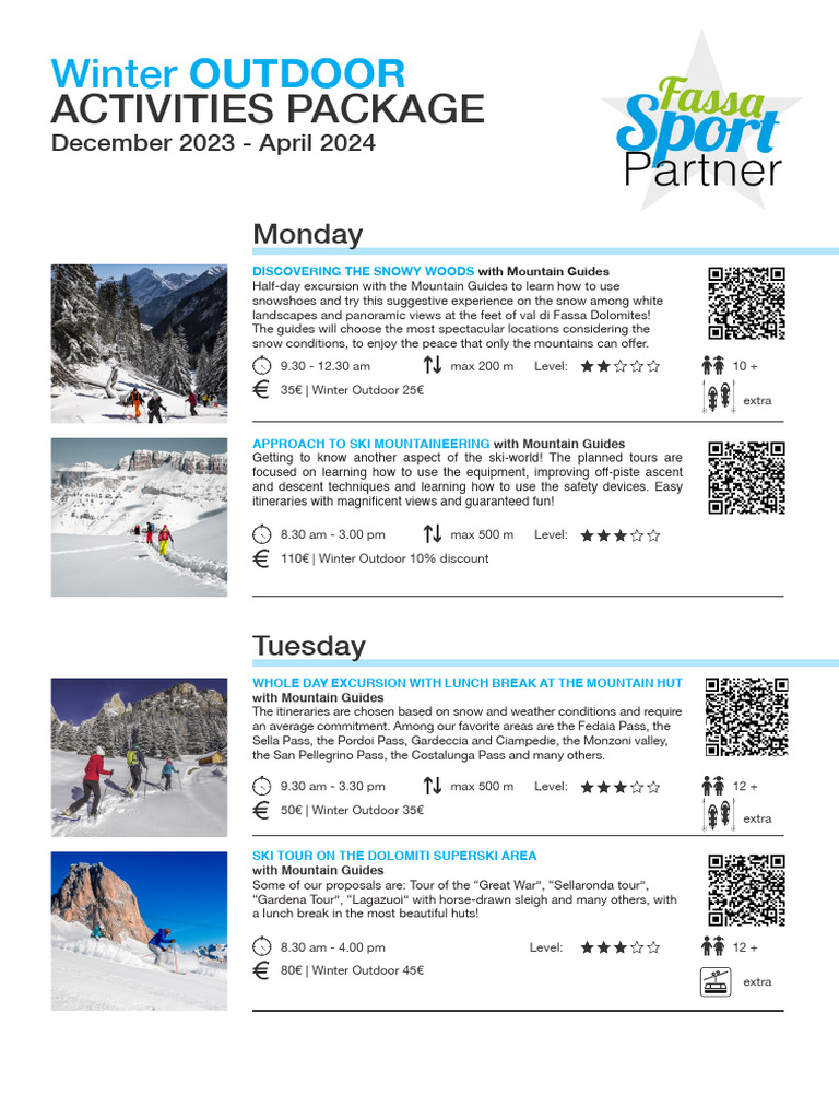Winter Outdoor Package 2023 24 ENG 1 | PDF