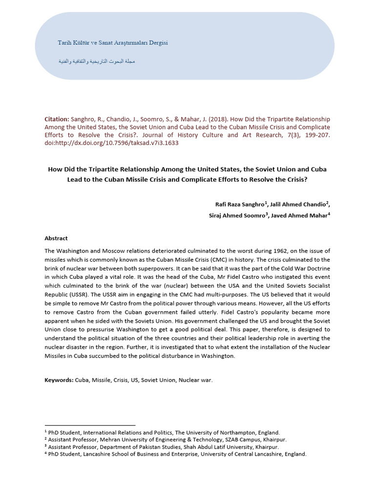 Cuban Missile crisis 2 | PDF