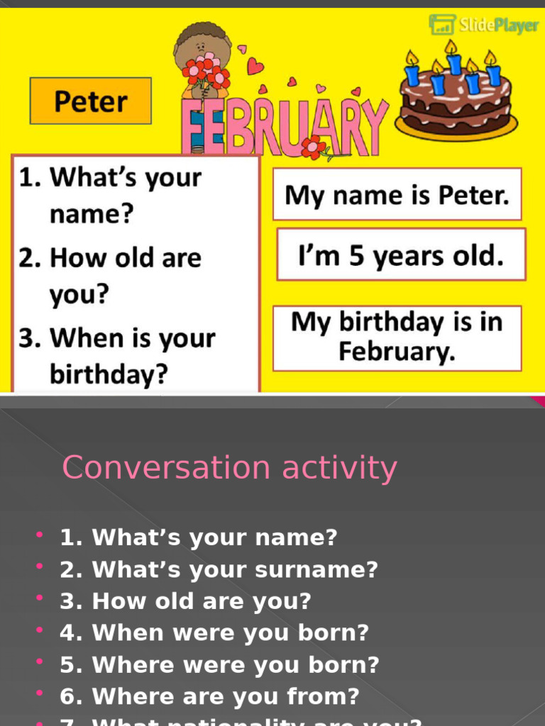 What's your name | PDF