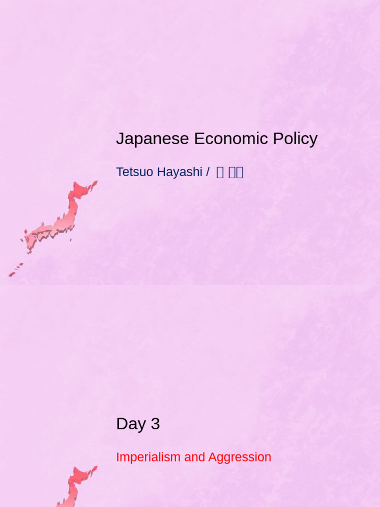 Japan Day 3 Imperialism and Aggression | PDF