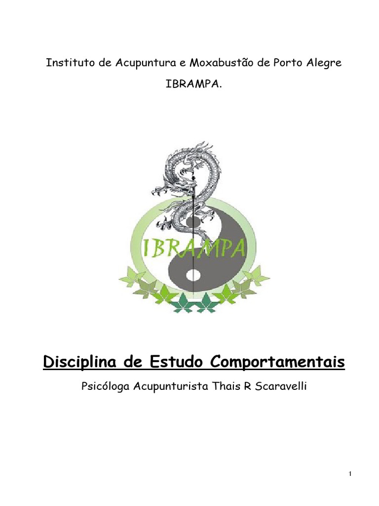 Apostila Comportamental MTC | PDF