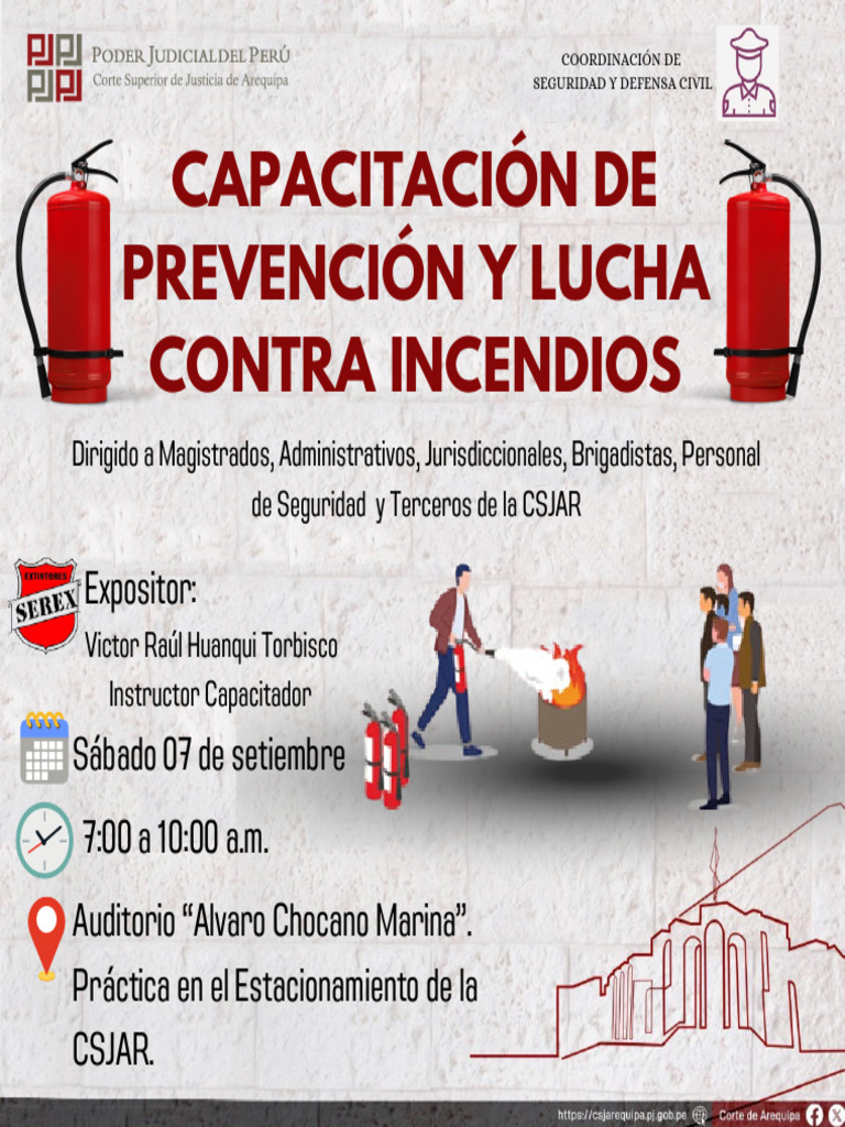 Afiche Prevención y Lucha Contra Incendios 07SET2024 | PDF