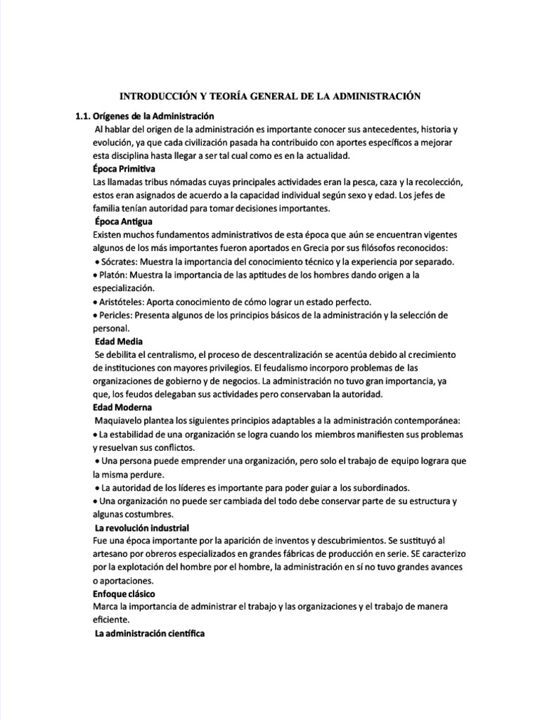 Introduccion y Teoria General de La Administracion Compress | PDF | Business | Gestión de ...