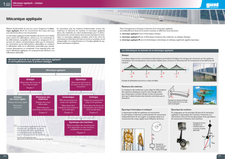 Intro Engineering Mechanics - French | PDF