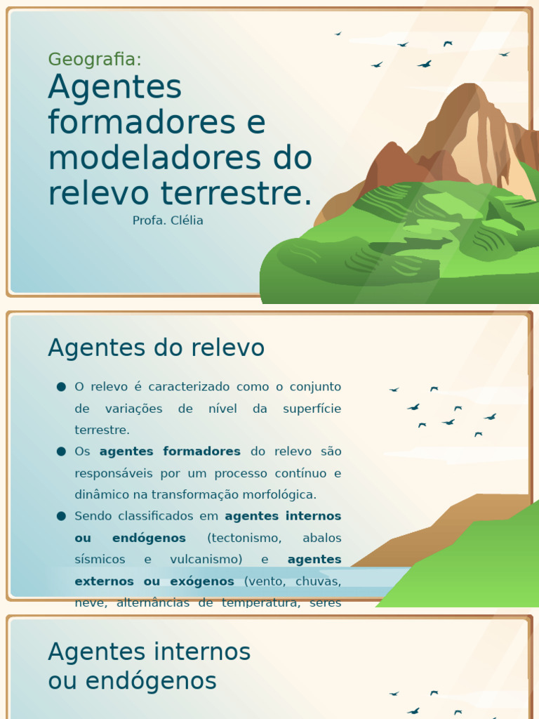 Agentes Formadores e Modeladores Do Relevo | PDF