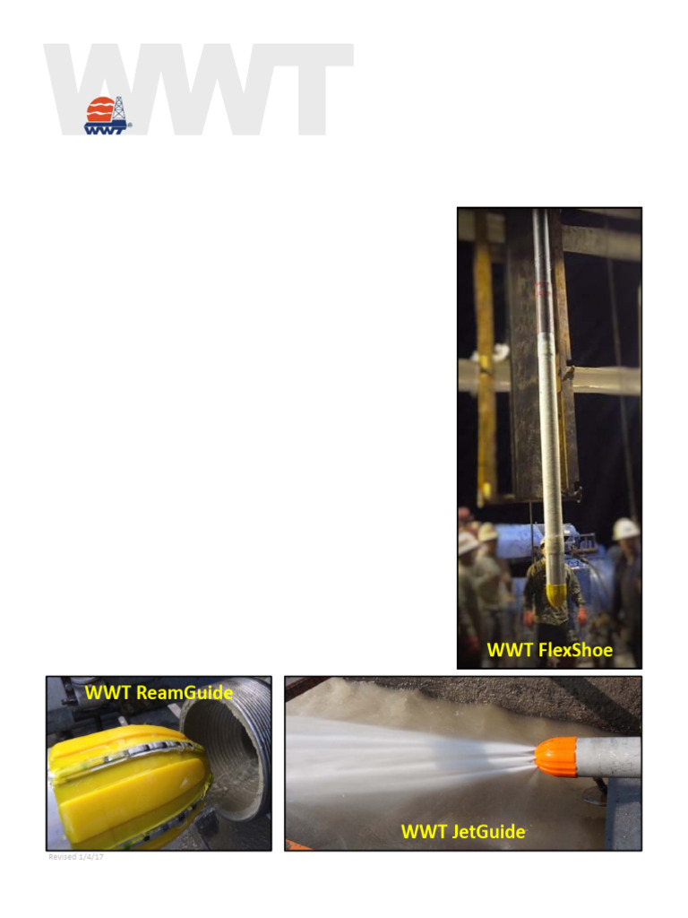 WWT Casing Guide Shoes Info Sheets Feb 2017 | PDF