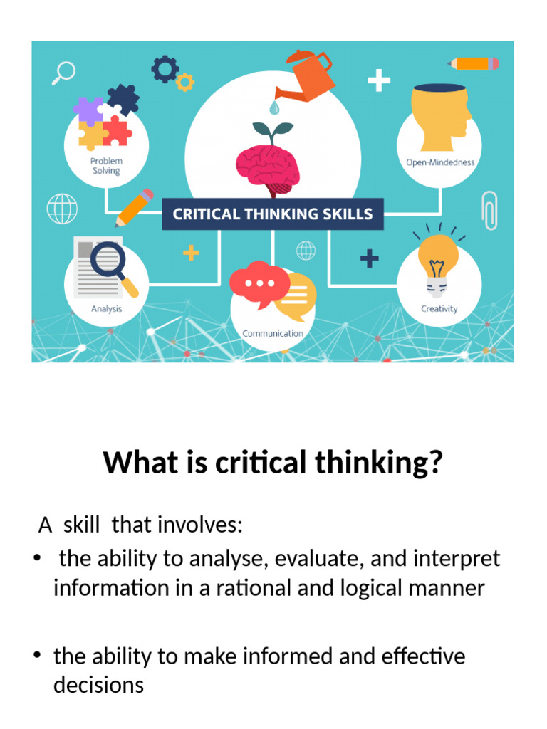 Critical Thinking | PDF