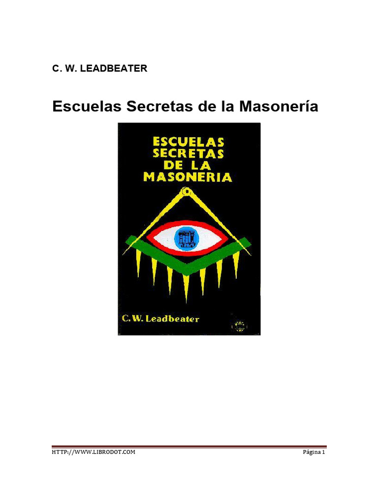 Escuelas Secretas de La Masonería | PDF