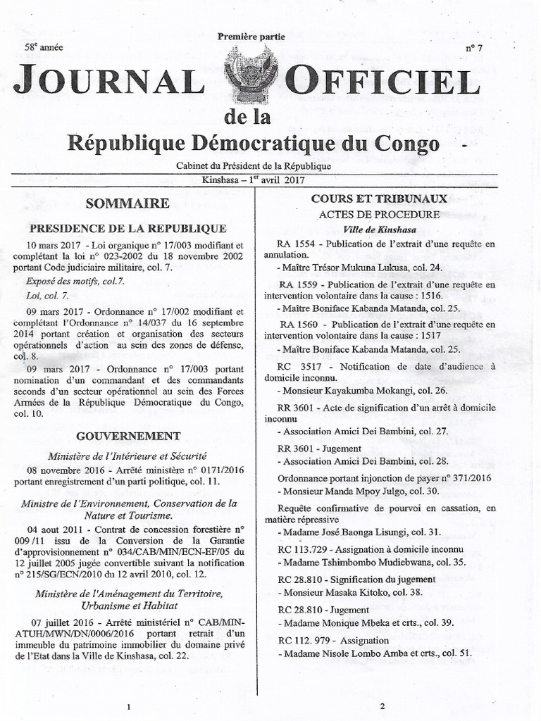 Code OCj CJM LO 2017 - 124429 | PDF