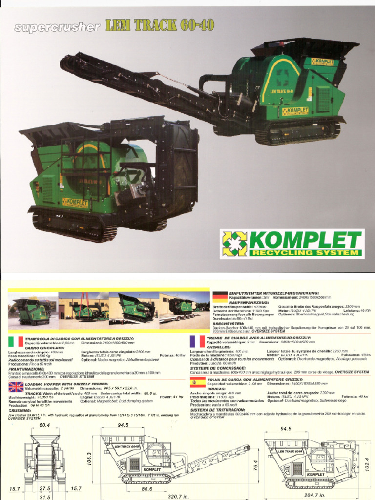 Lem Track 60-40 | PDF