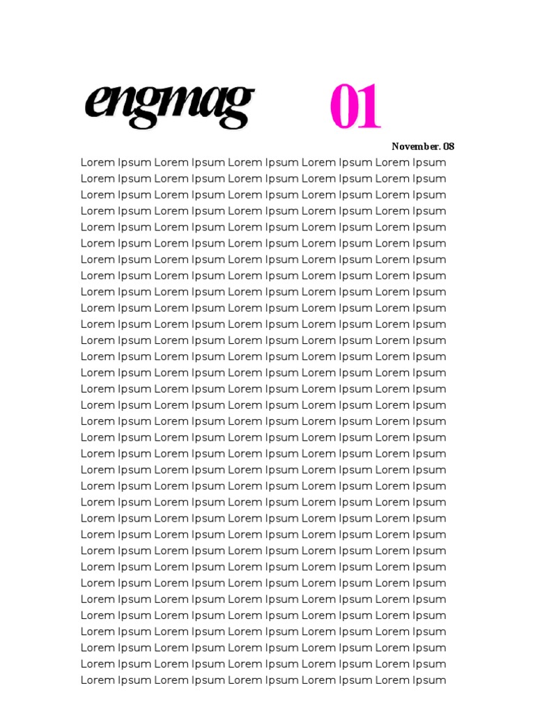 Eng Mag 01 | PDF