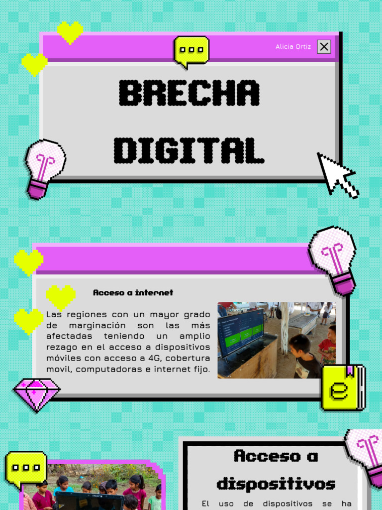 Presentación brecha digital | PDF | Internet