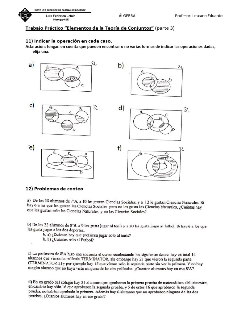 Act 3 - Teoria de Conj | PDF