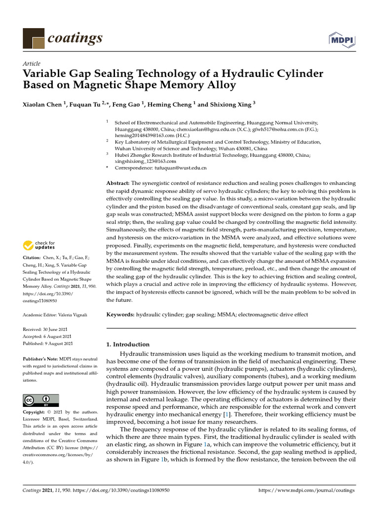Coatings 11 00950 | PDF