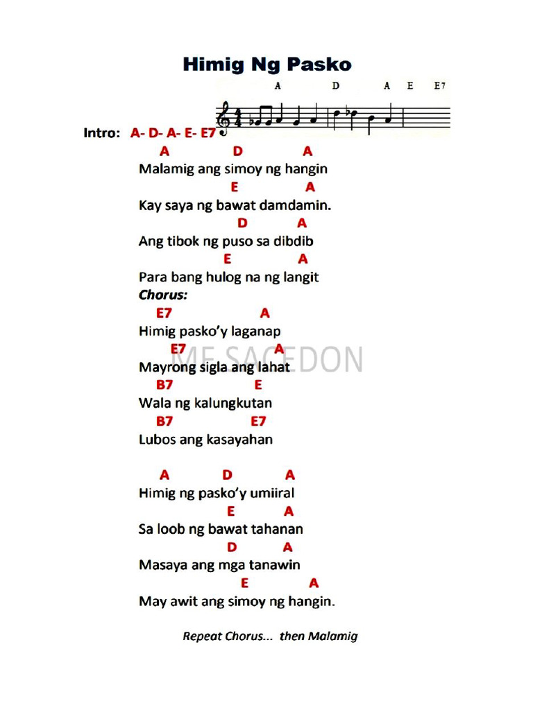 Himig NG Pasko | PDF