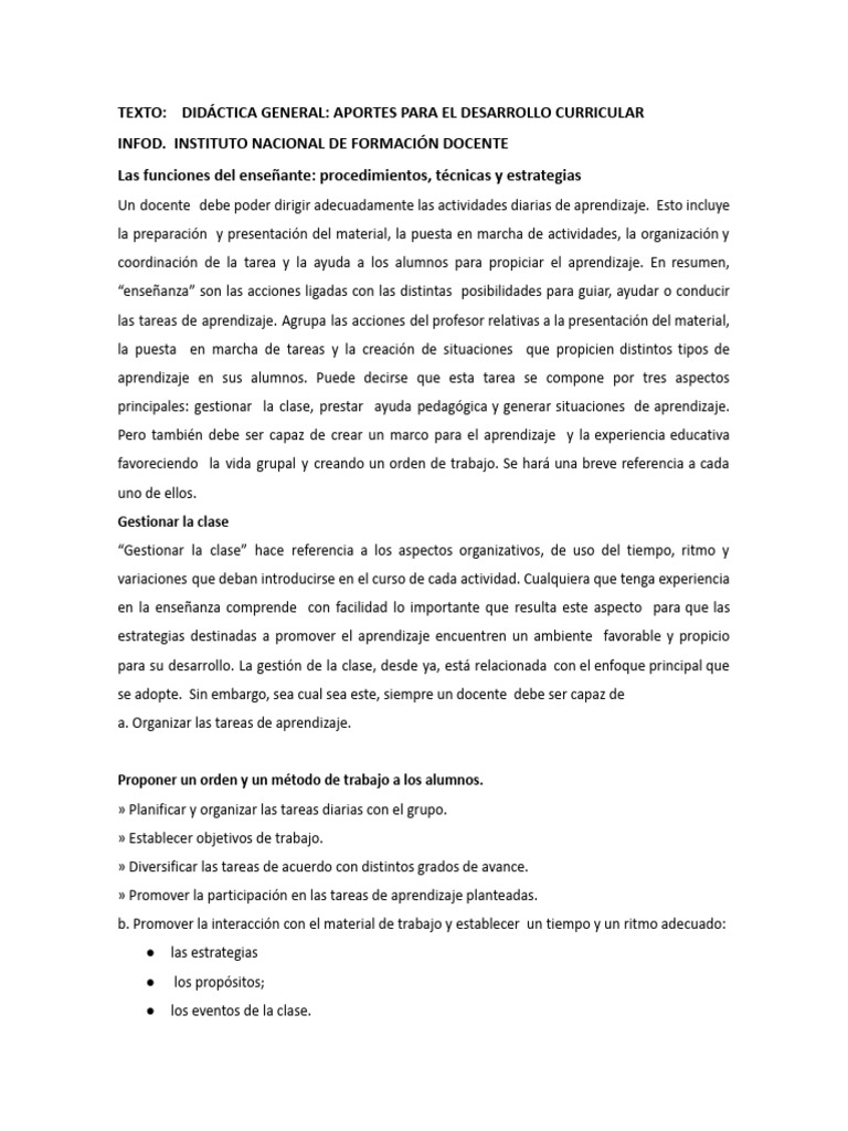 Estrategias INFOD | PDF