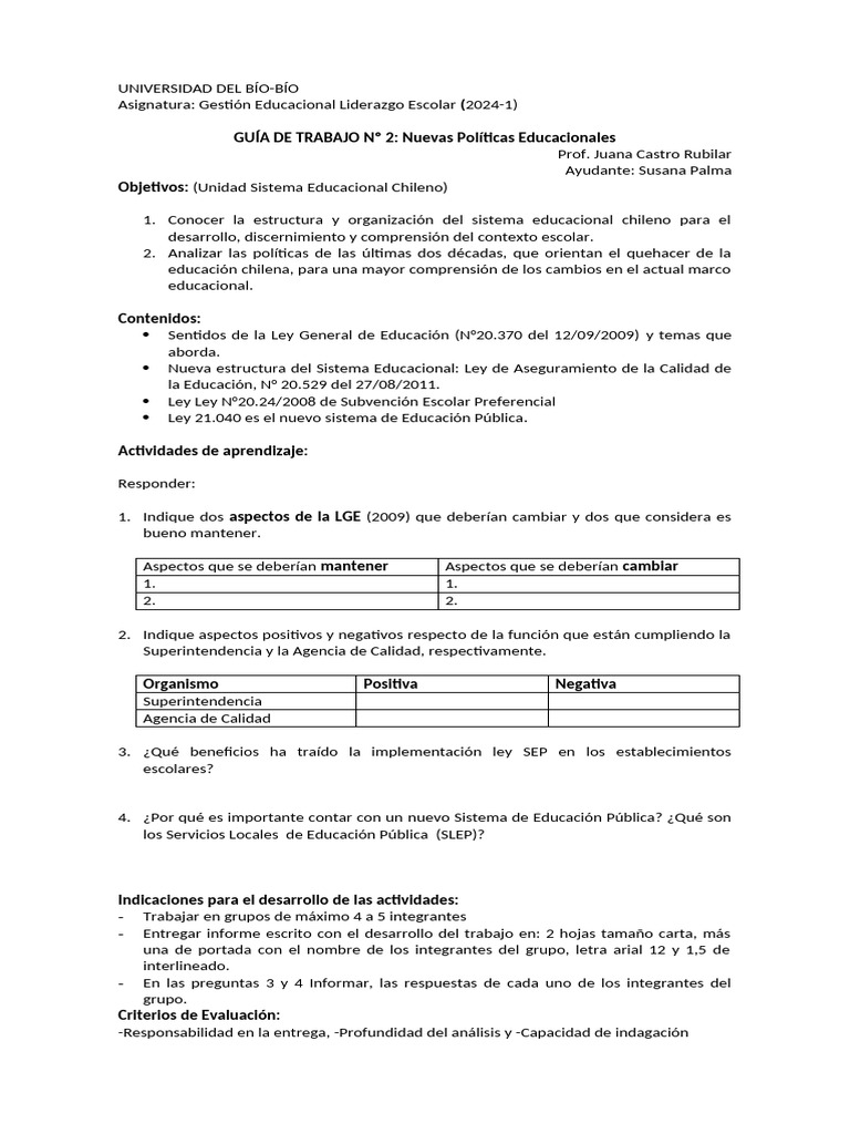 Guía Nº2 Gestión Corregida | PDF