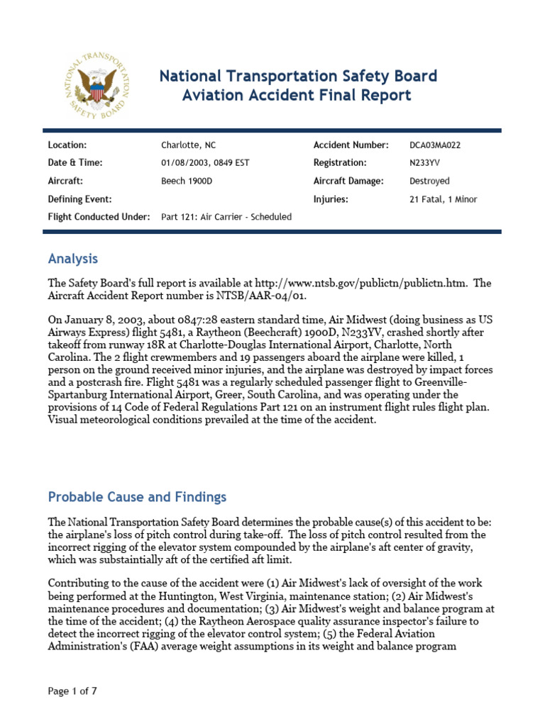 N233YV_Final Report | PDF