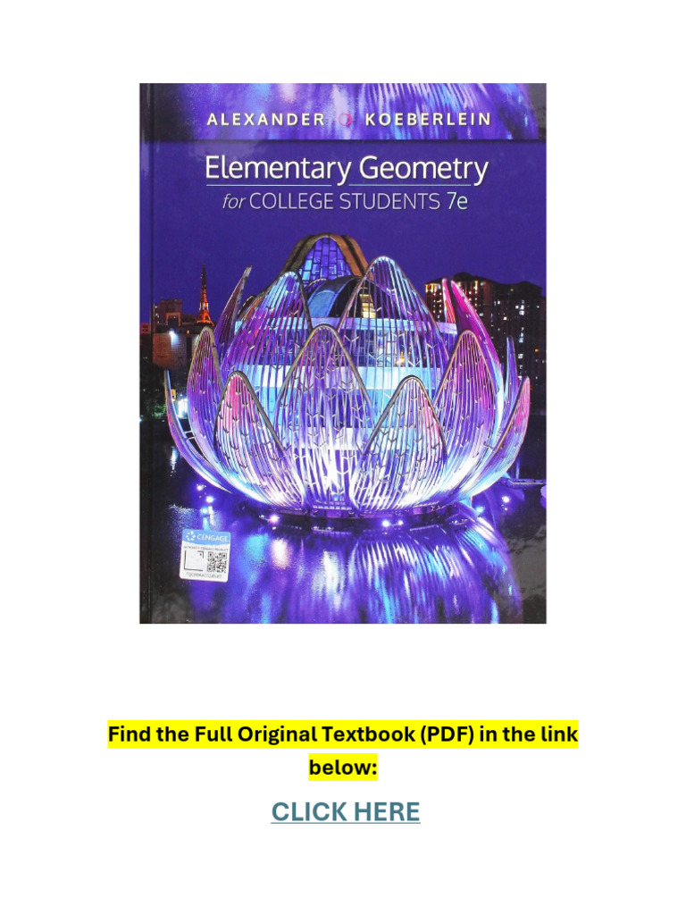 Elementary Geometry For College Students 7th Edition | PDF | Set ...