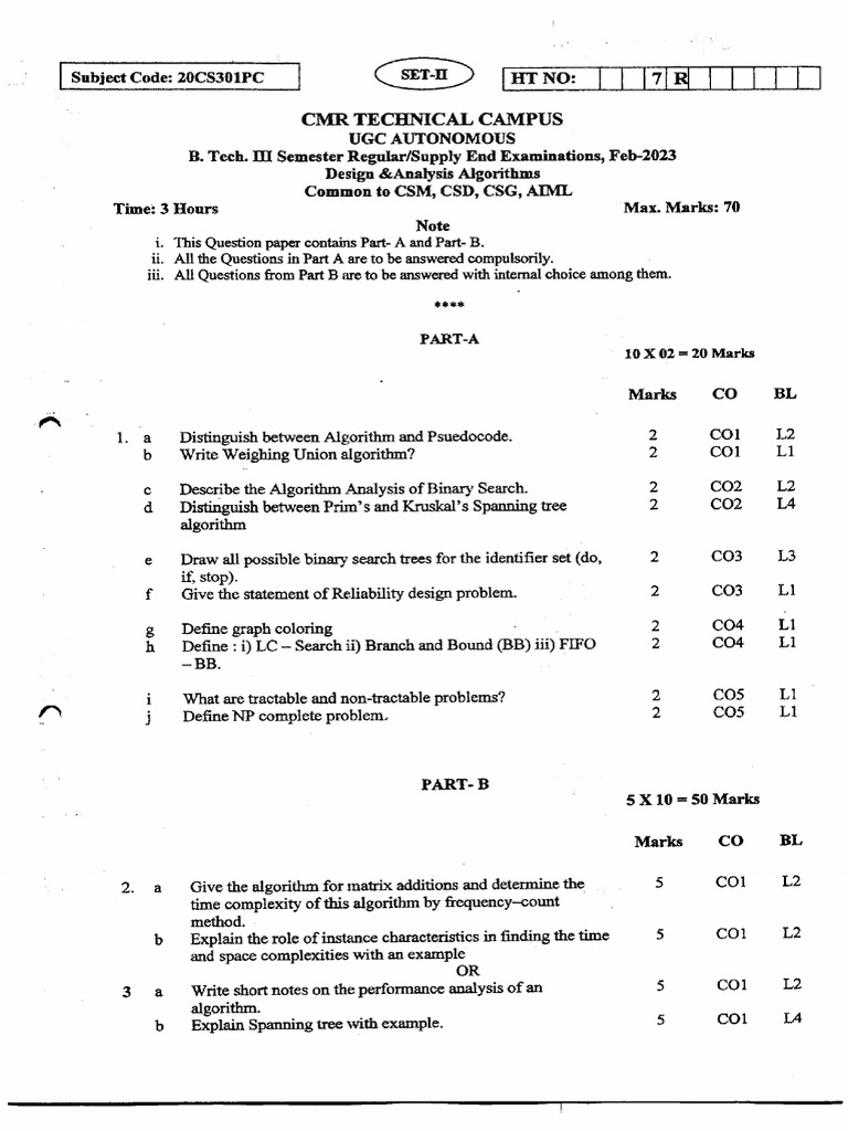 Design Analysis Algorithms 13 | PDF Design Analysis Algorithms 13 | PDF