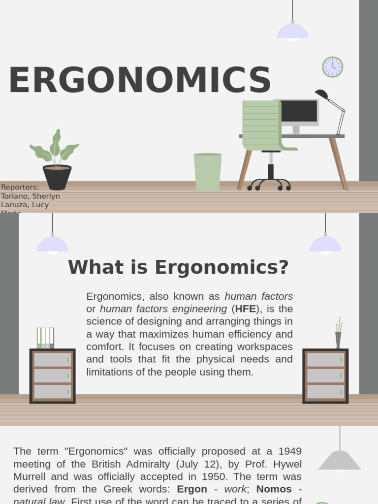 ERGONOMICS | PDF
