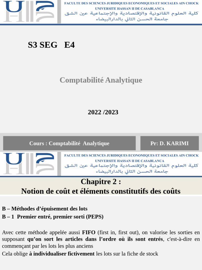 Séance 7 CAE S3 E4 2022 - 2023 | PDF