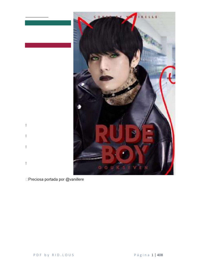 KOOKTAE - Rude Boy (By @GgukSeven) | PDF