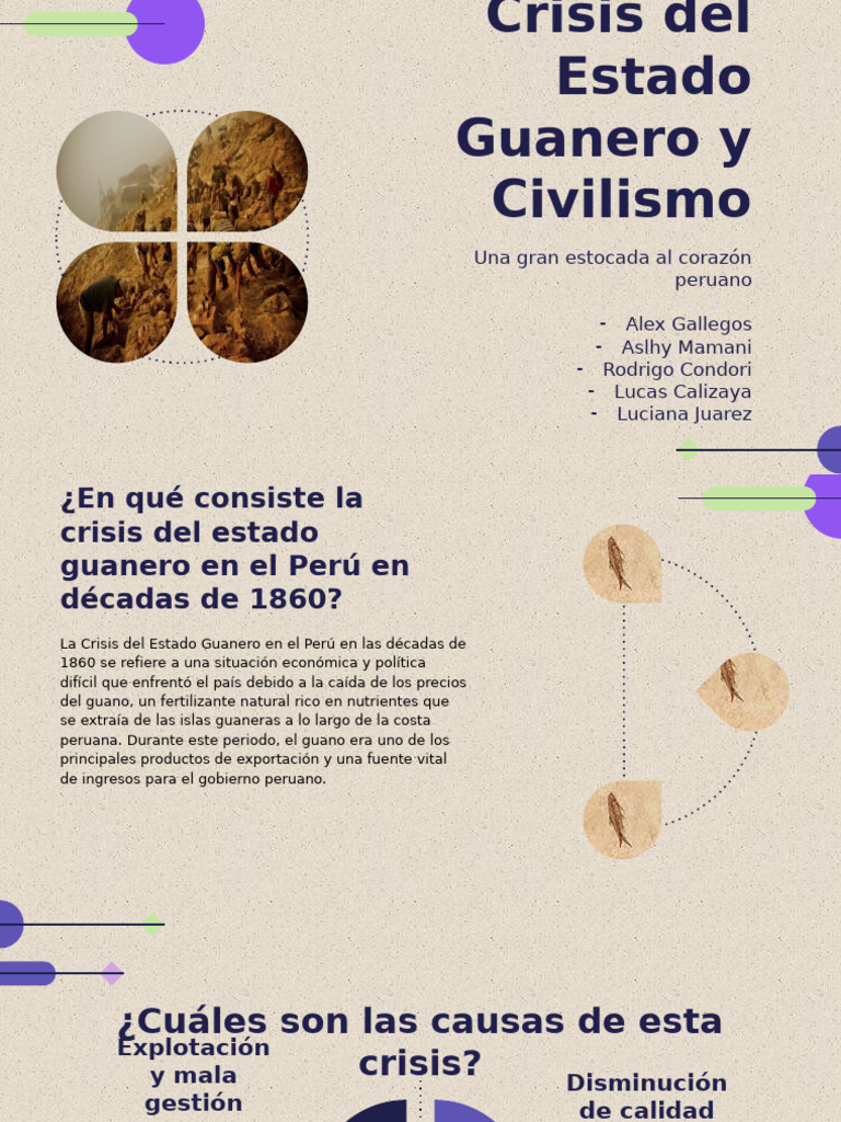 Crisis del Estado guanero y civilismo | PDF