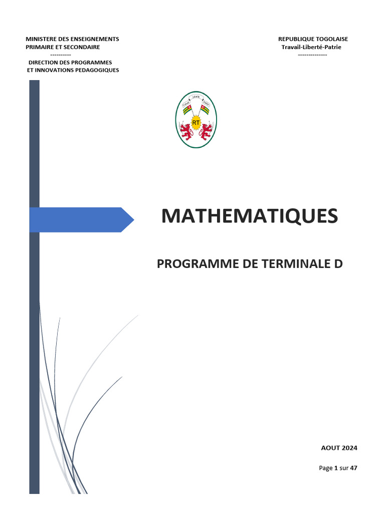 VF MATHS Tle D | PDF