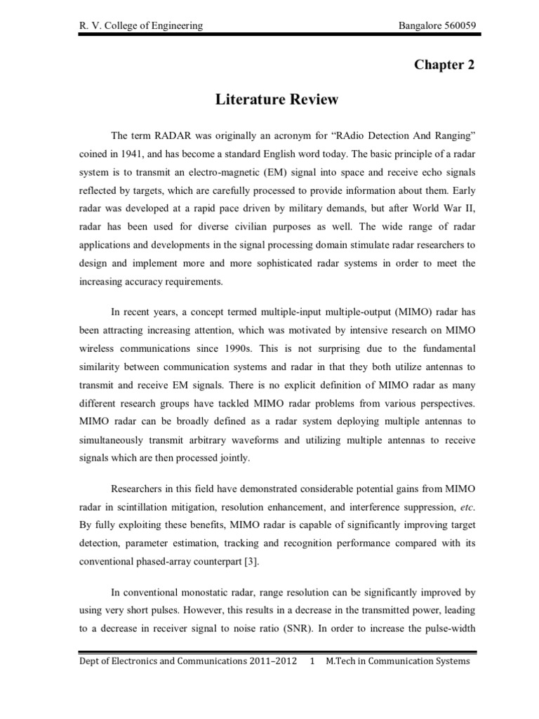 Chap 2 | Download Free PDF | Mimo | Radar