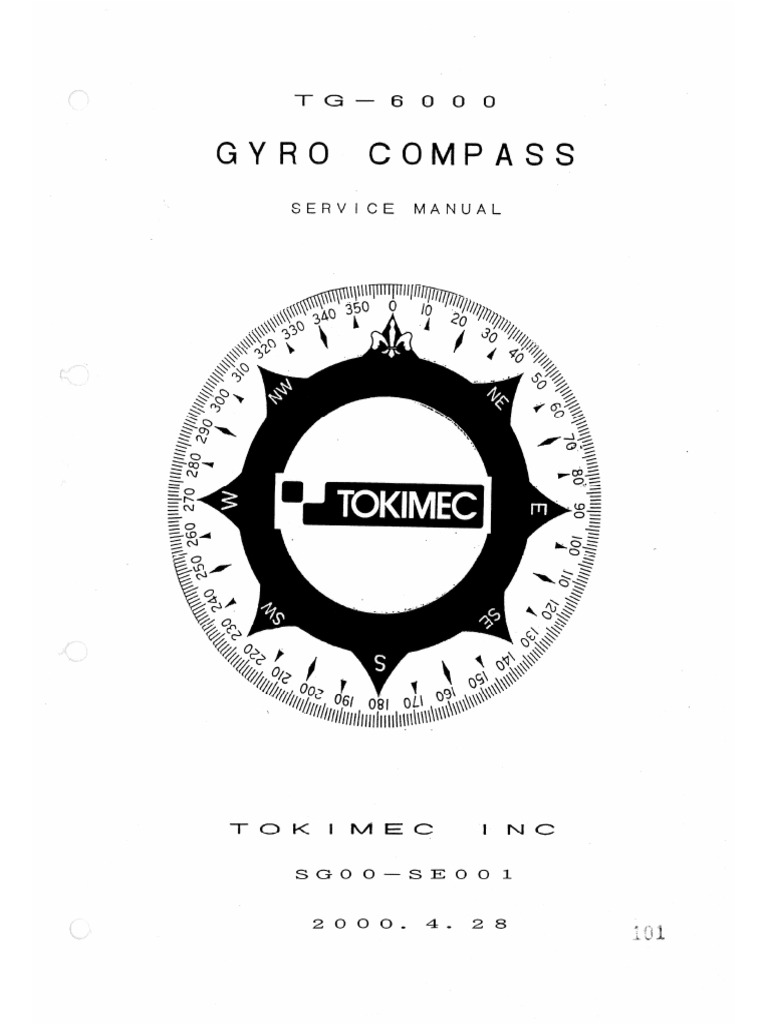 GYRO TG 6000 - Service Manual April 2000 | PDF
