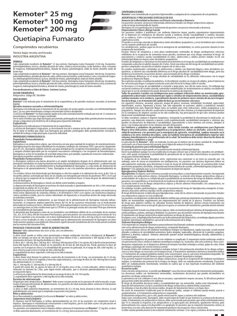 Kemoter-Prospecto | PDF