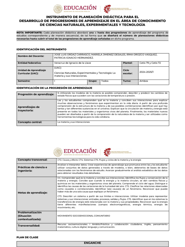 Progresion 9 La Materia | PDF