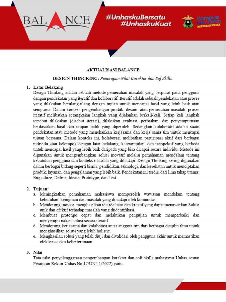 Aktualisasi Balance 2024 | PDF