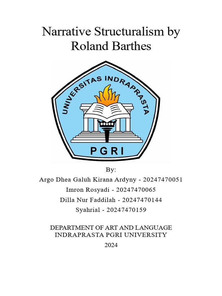 Narrative Structuralism by Roland Barthes | PDF | Narrative | General ...