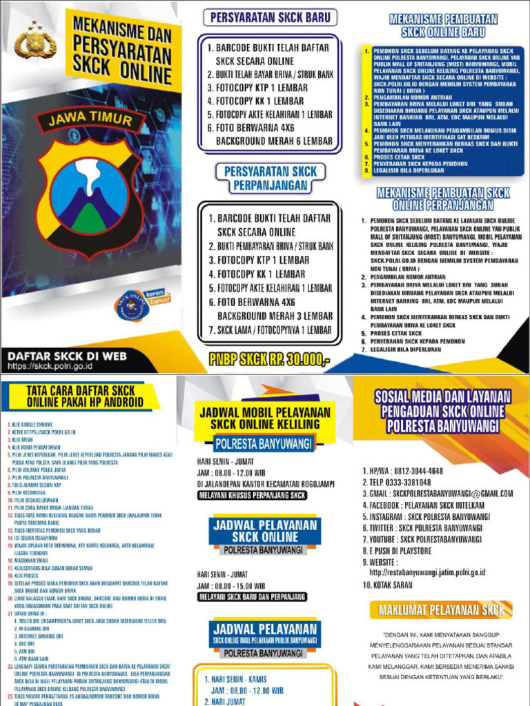 Brosur SKCK 2022 | PDF