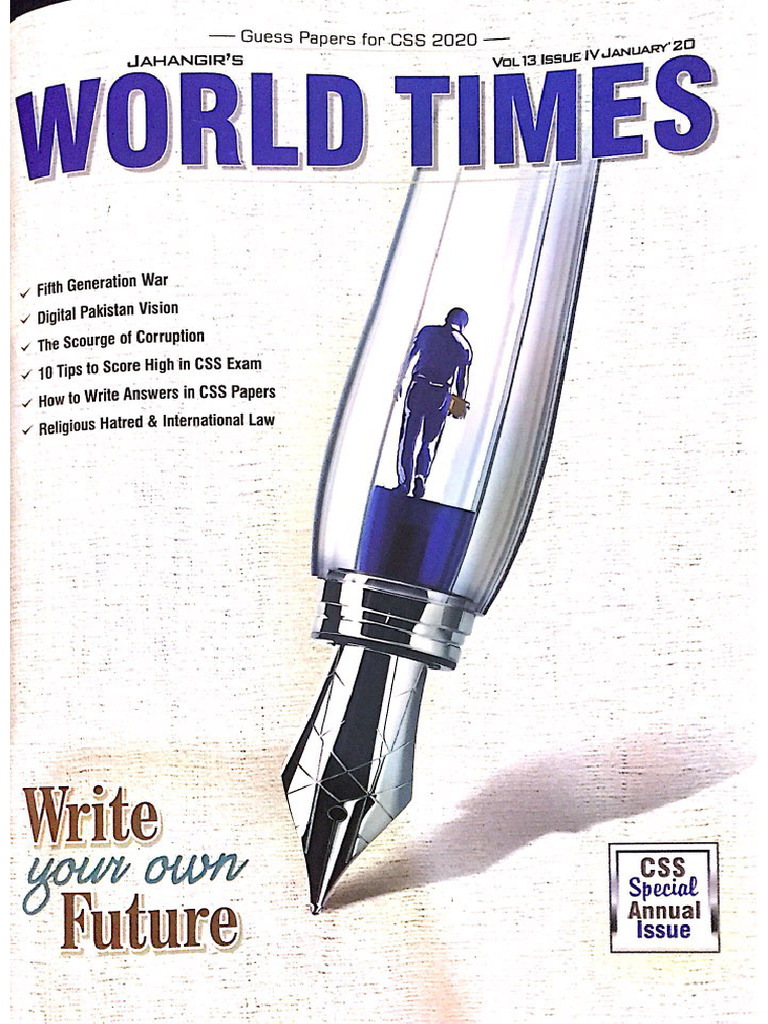 Jahangir World Time Magazine January | PDF