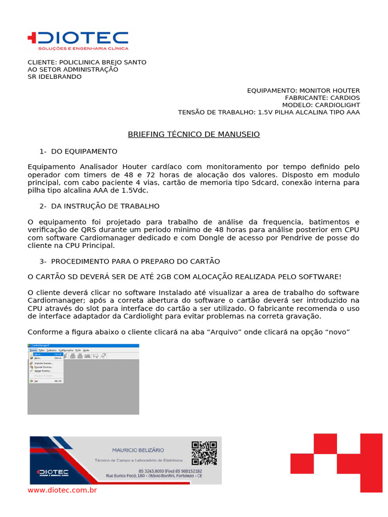 Briefing Houter Cardiolight | PDF