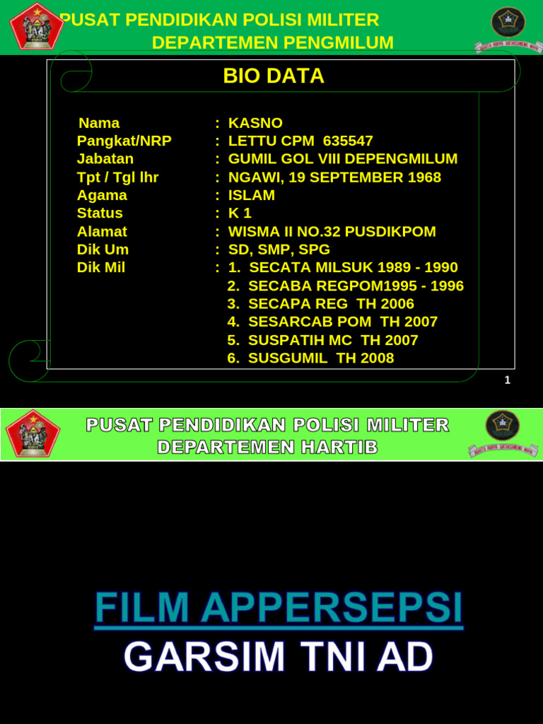 Slide Garsim Tni Ad | PDF