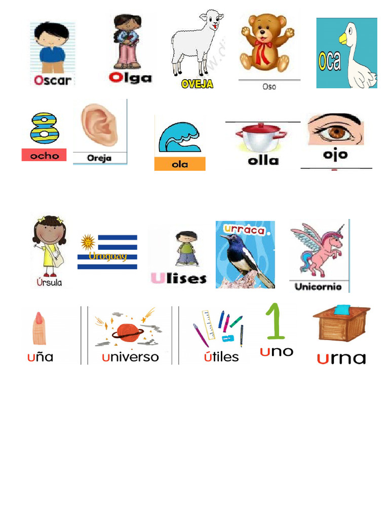 IMAGENES CON VOCALES MAYUSCULAS Y MINUSCULAS | PDF