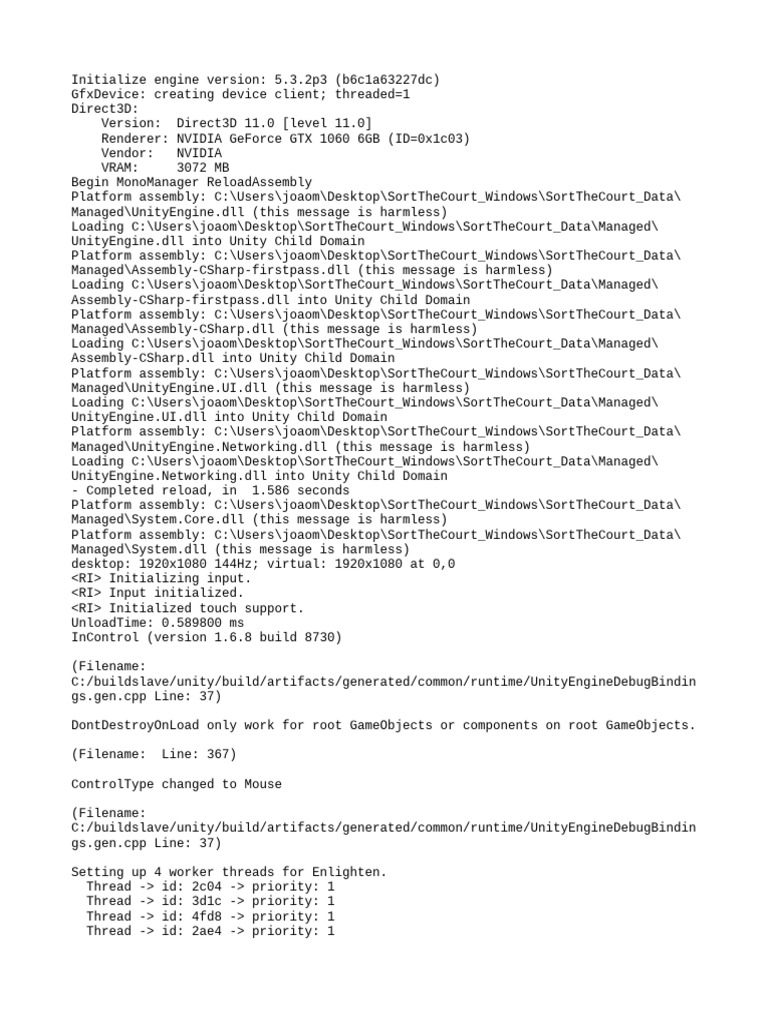 Output Log | PDF