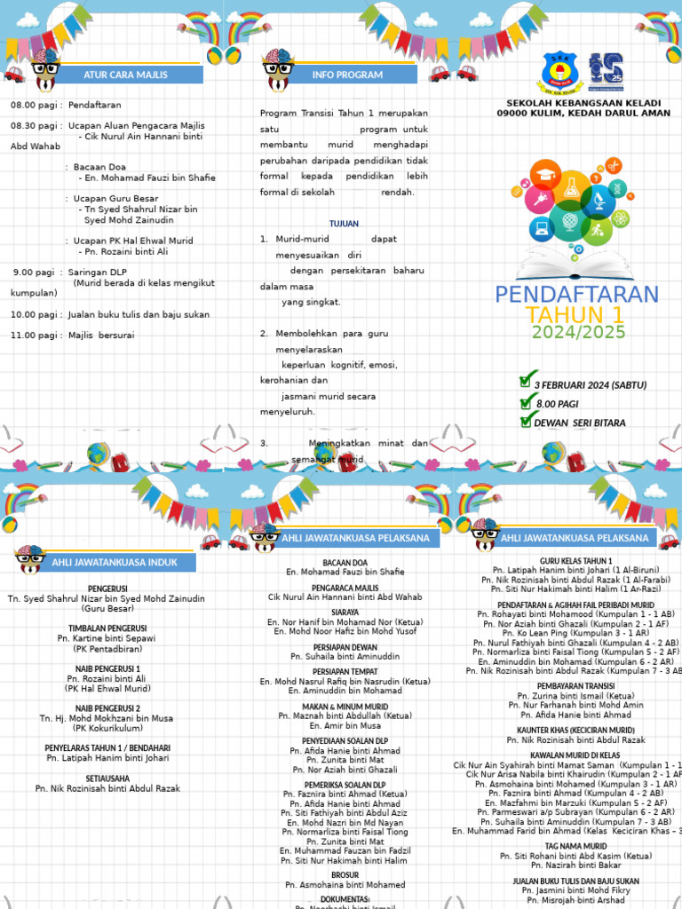 Pendaftaran Y1 2024 | PDF