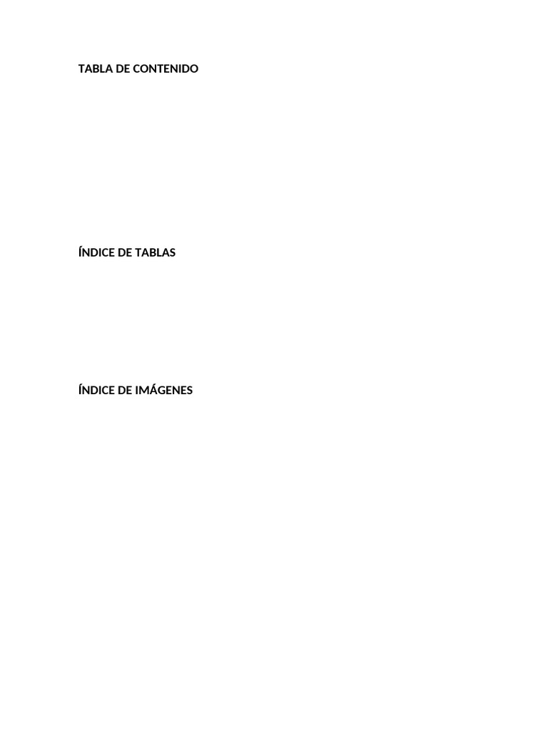 Práctica 1 - Estilos Tabla de Contenido e Índice | PDF