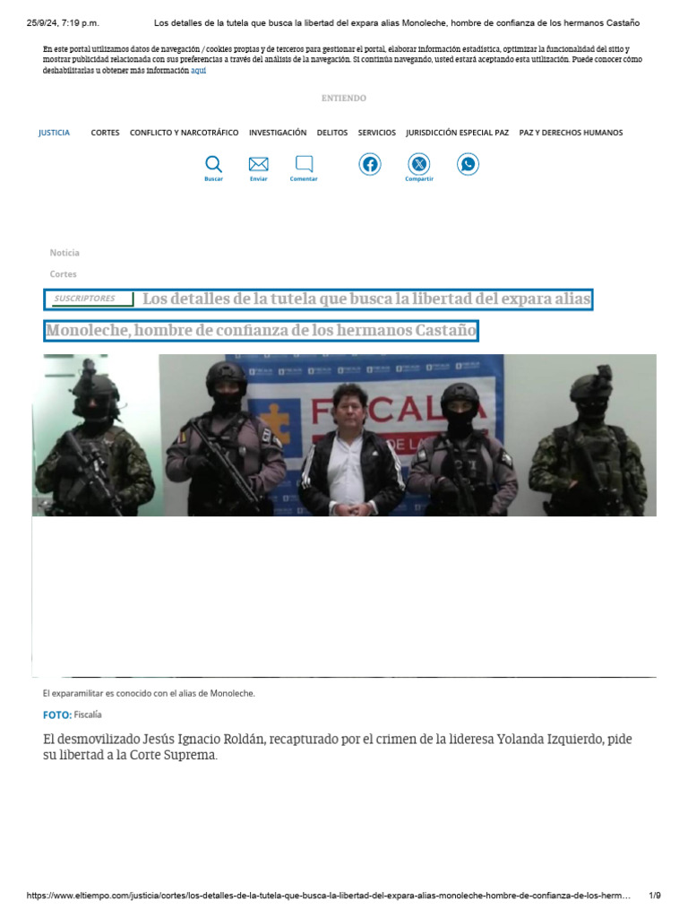 Tutela de alias Monoleche por libertad | PDF