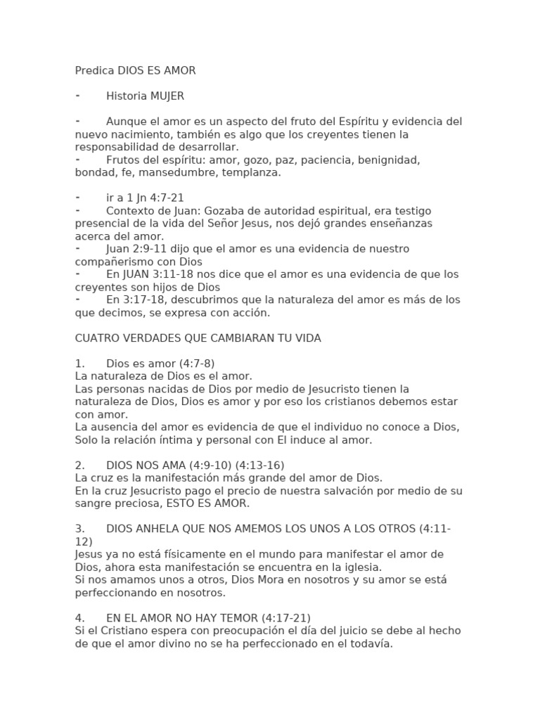Dios Es Amor | PDF