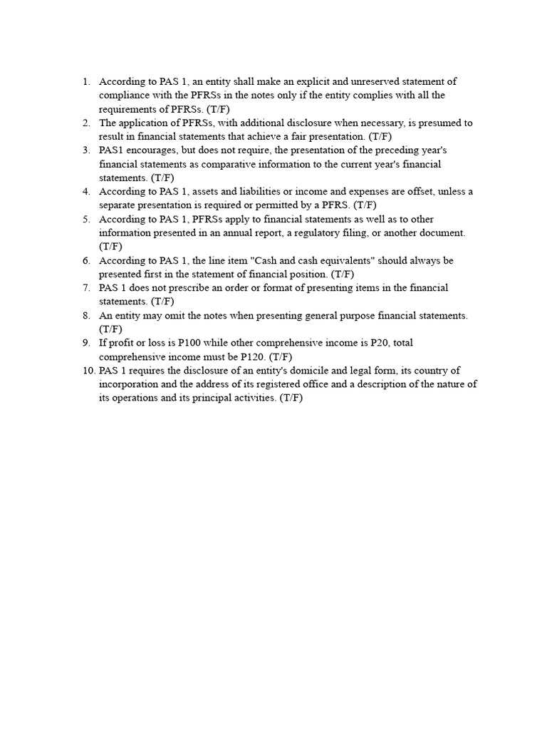 Course Sidekick PAS 1 and 2 | PDF