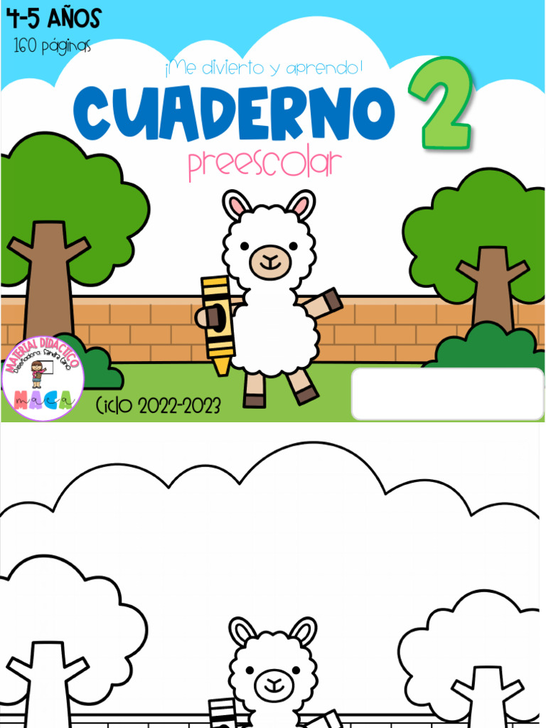 Cuaderno 2 Preescolar Material Didácticomaca V1 Pdf