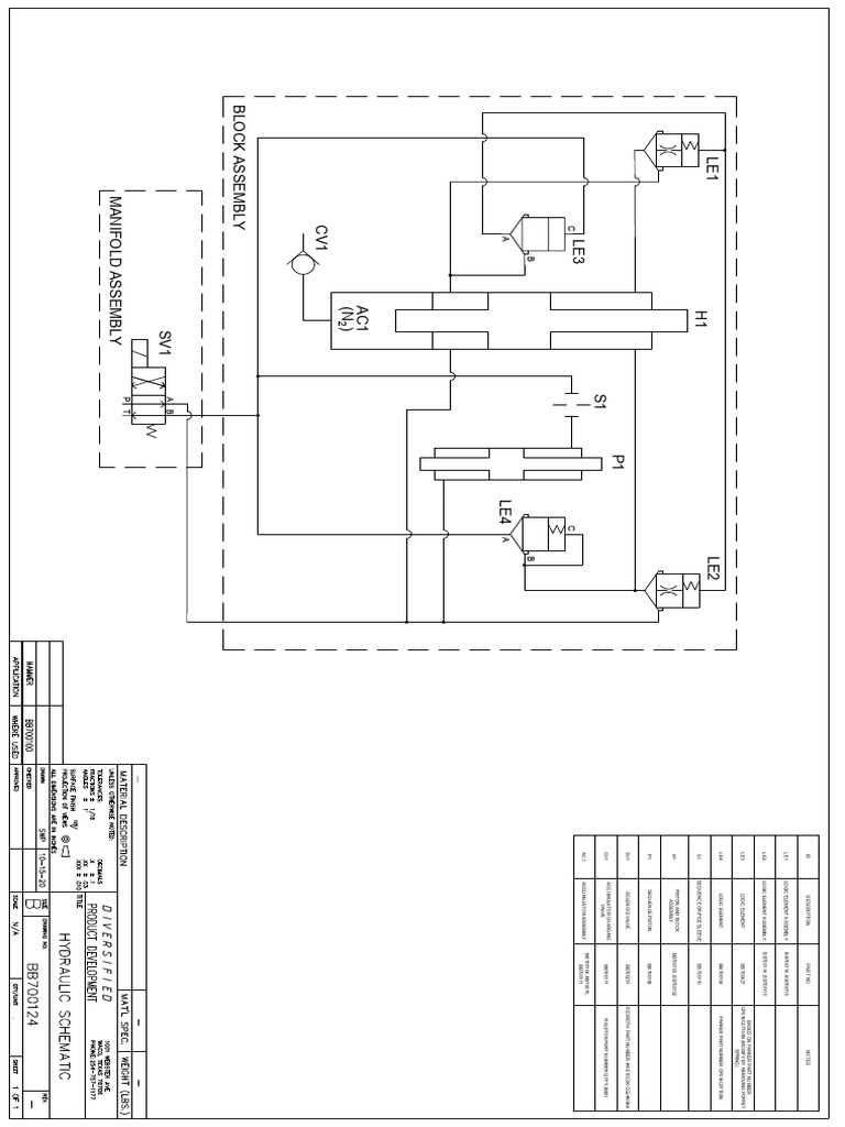 BB700124 Electric Drawing | PDF