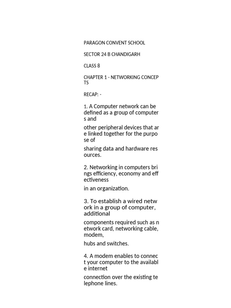 Class 8 CH 1 Answers | PDF