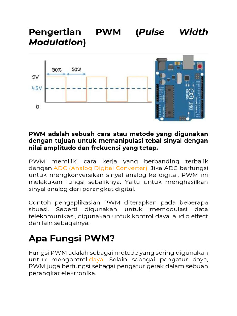Materi + PWM | PDF
